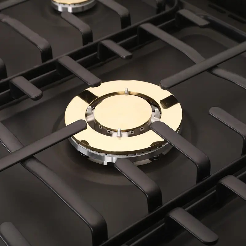 Unionaire Cooker, 90 cm, 5 Burners, 2 Fans, Grill, Digital Screen, Gold ...