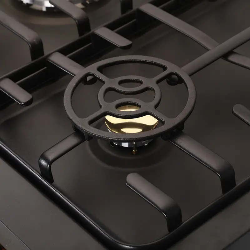 Unionaire Cooker, 90 cm, 5 Burners, 2 Fans, Grill, Digital Screen, Gold ...