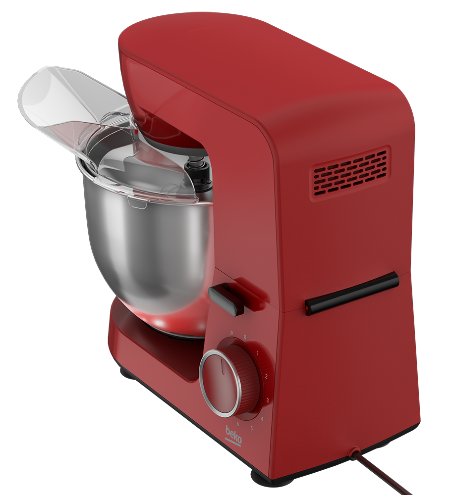 Beko Mixer 1500 Watts, Capacity 5 Liters, 6 Speeds ,Turkish , Red ...