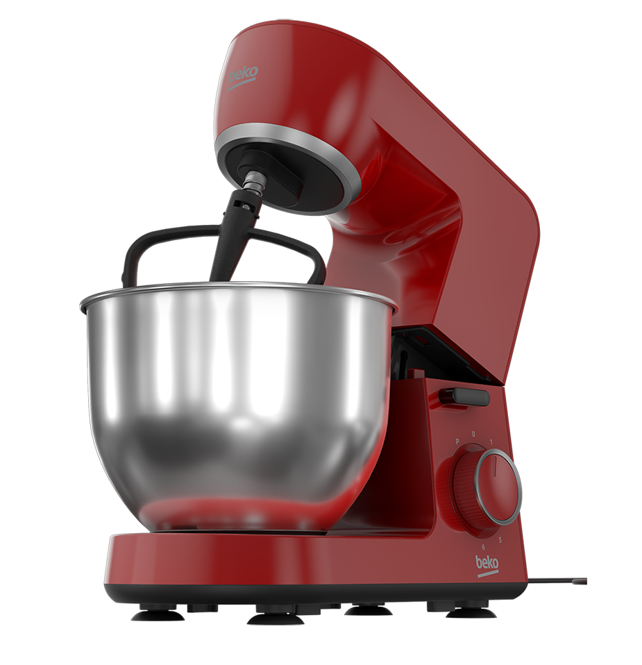 Beko Mixer 1500 Watts, Capacity 5 Liters, 6 Speeds ,Turkish , Red ...