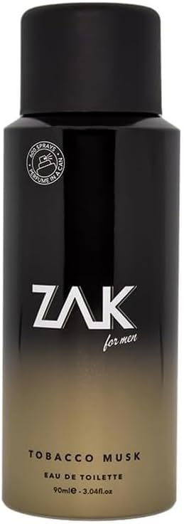 ZAK TOBACCO MUSK FOR MEN EDT, 90ML Elghazawy Shop