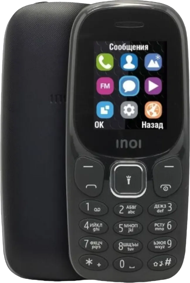 Inoi 101 mobile phone, Dual SIM, 1.8" Display, Black Elghazawy Shop