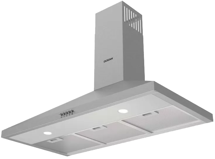Ocean Built-in Pyramid Hood , 90 cm , 3 Speeds , Stainless Steel ...