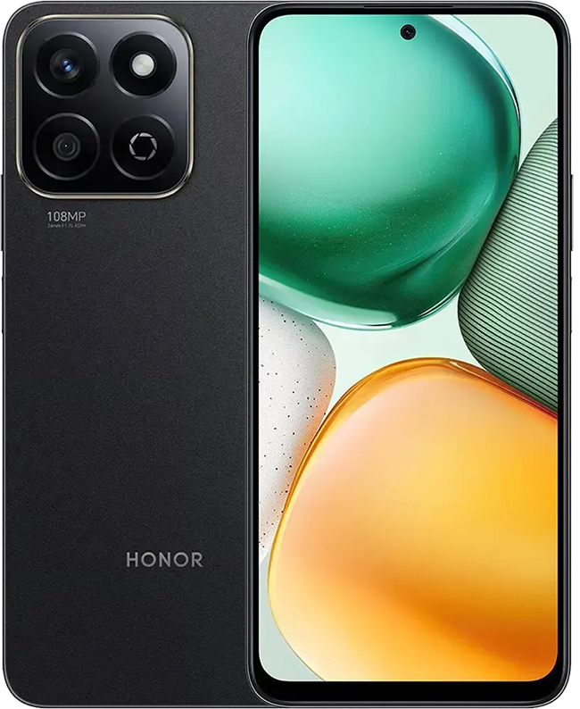 Honor X7C Dual SIM Mobile, 256GB, 8GB RAM, 4G LTE, Midnight Black ...