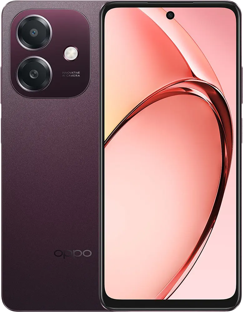 Oppo A3X Dual SIM Mobile , 128GB Memory, 4GB RAM, 4G LTE, Nebula Red , ( 5 Percent ...