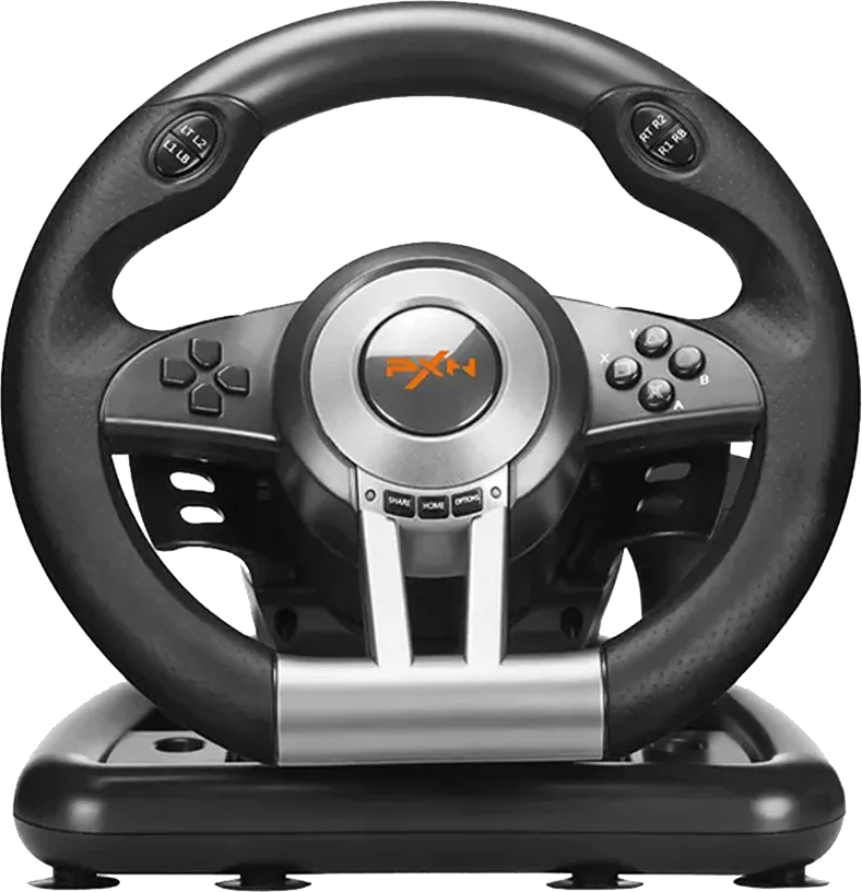 PXN Gaming Racing Steering Wheel, Accelerator and Brake Pedals, Gear ...