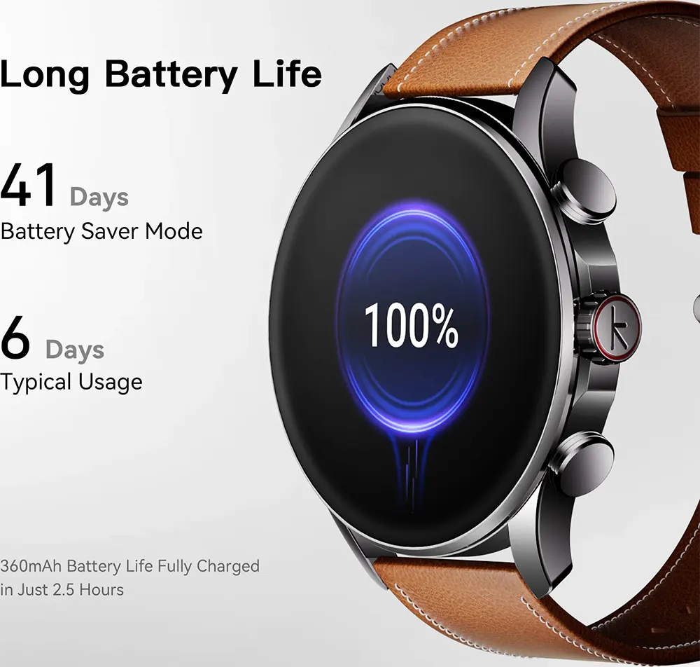 Kieslect Balancer Smart Watch, 1.43-inch AMOLED Display, Bluetooth 5.3 ...