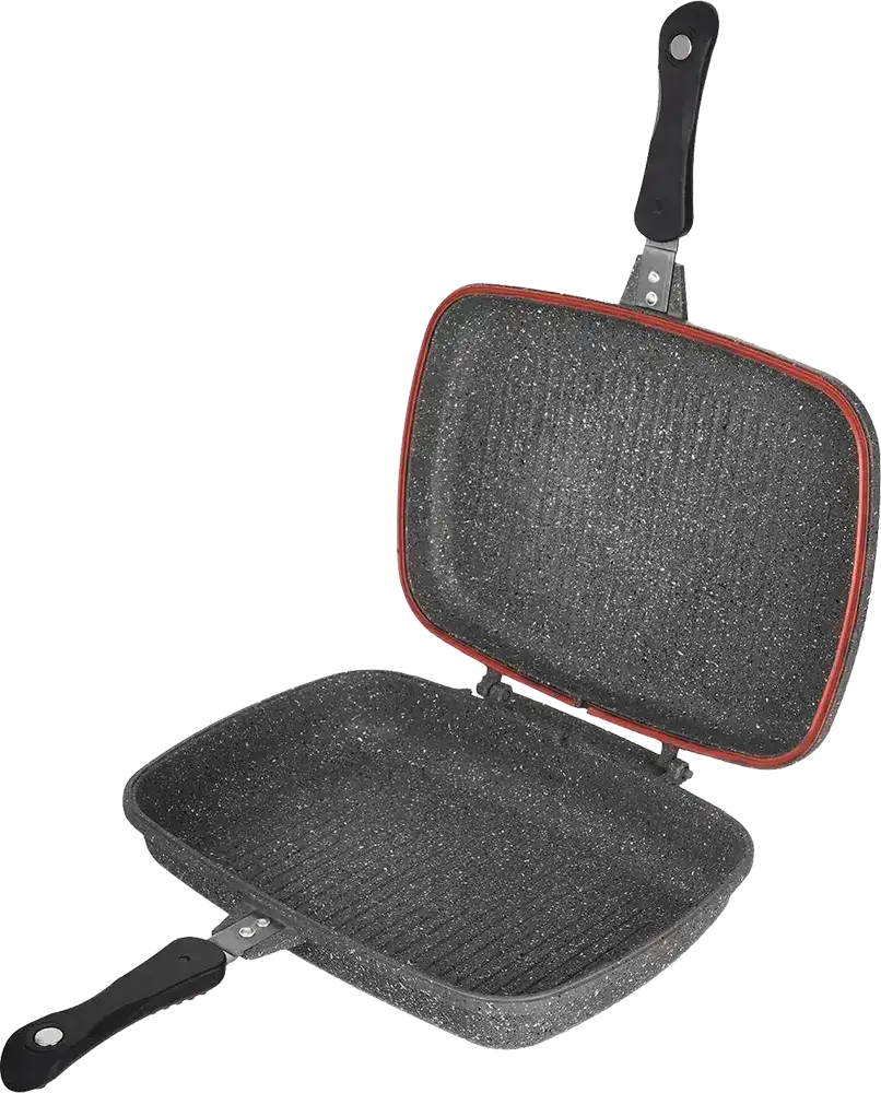 Saflon Granite Cookware Set, 12 Pieces, Square Shape, Stainless Steel ...