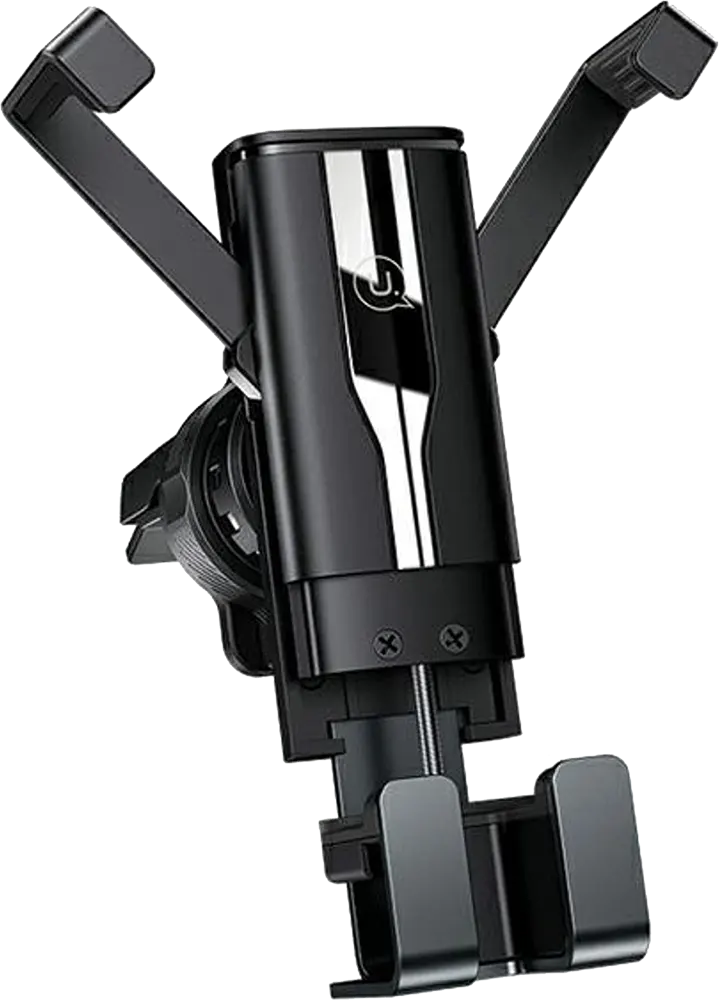 USAMS Car Phone Holder, Retractable, 360° Rotating, Aluminum, Black ...