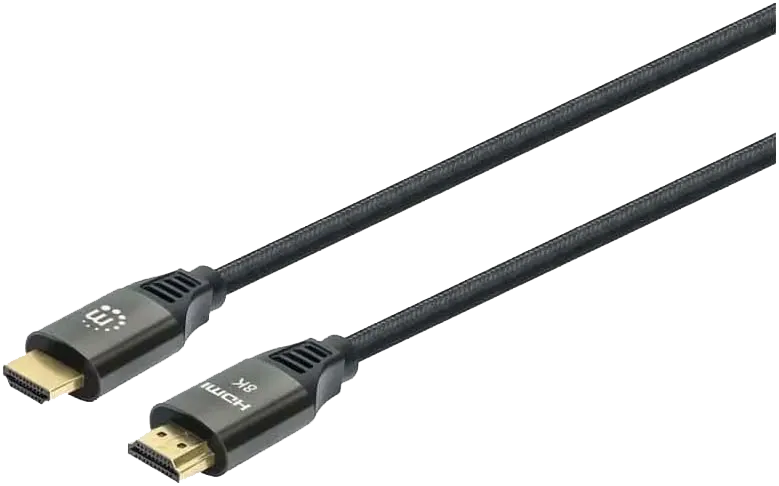 Manhattan HDMI Cable, 8K Quality, 60Hz Frequency, 1 Meter Length, Black ...