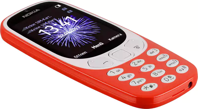 Nokia 3310 Mobile Phone, Dual SIM, 16 MB, 16 MB RAM, 2G, Orange ...