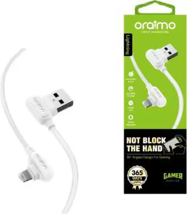 OrAimo Fast Mobile Charging Cable, Lightening Cable, White OCD-L22P ...